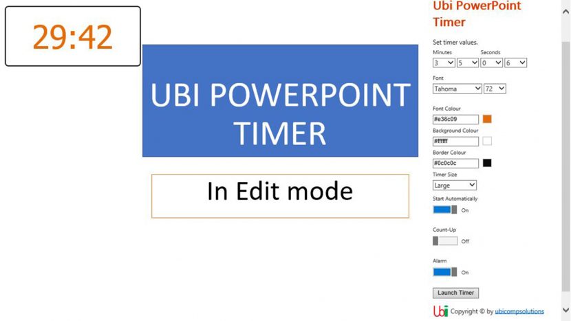 PowerPoint Timer |Free | Countdown Timer | ubicomp solutions